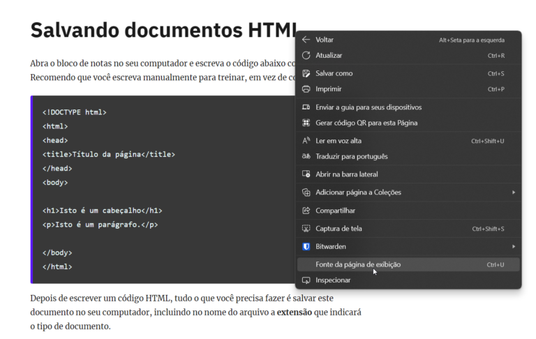 HTML #4 – Exemplos básicos de HTML › Clube do Design 🤓
